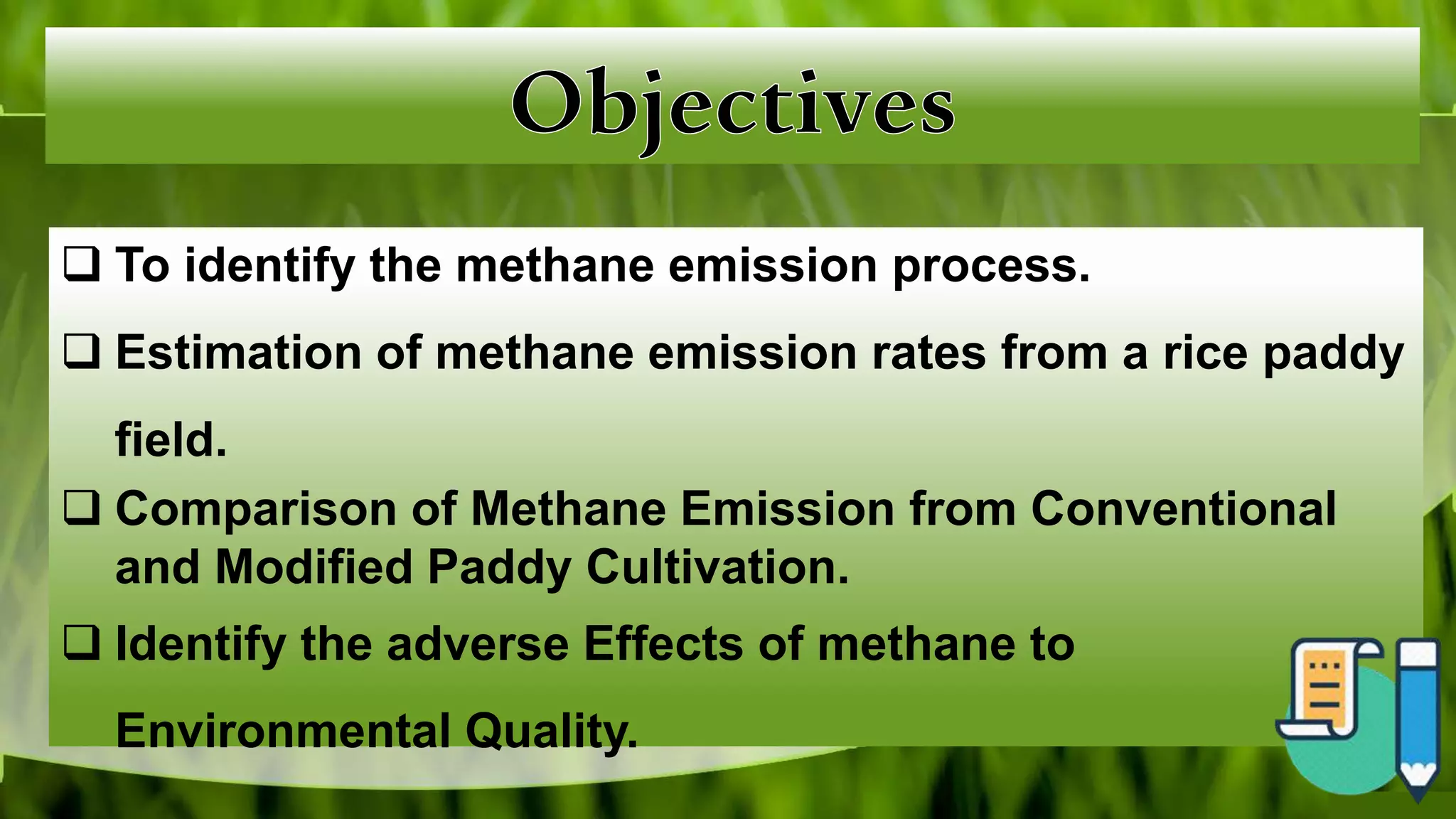 Methane emission from paddy field.pptx
