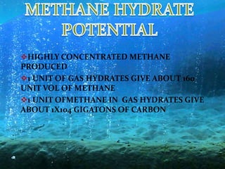 Methane hydrate ppt | PPTX