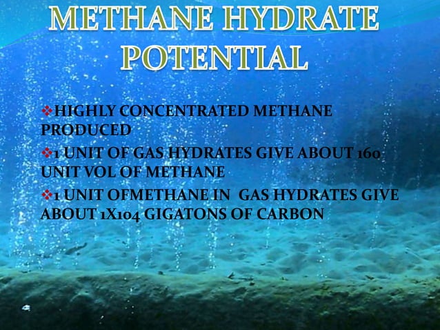 Methane hydrate ppt | PPTX