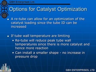 Methane Steam Reformer Re-tube Studies | PDF
