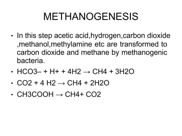 methanogenesis.pptx | Chemistry | Science