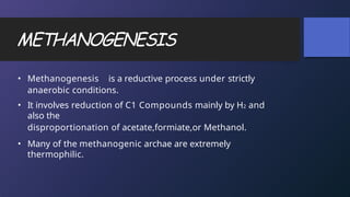 METHANOGENESIS of microbial physiology in microbiology | PPT