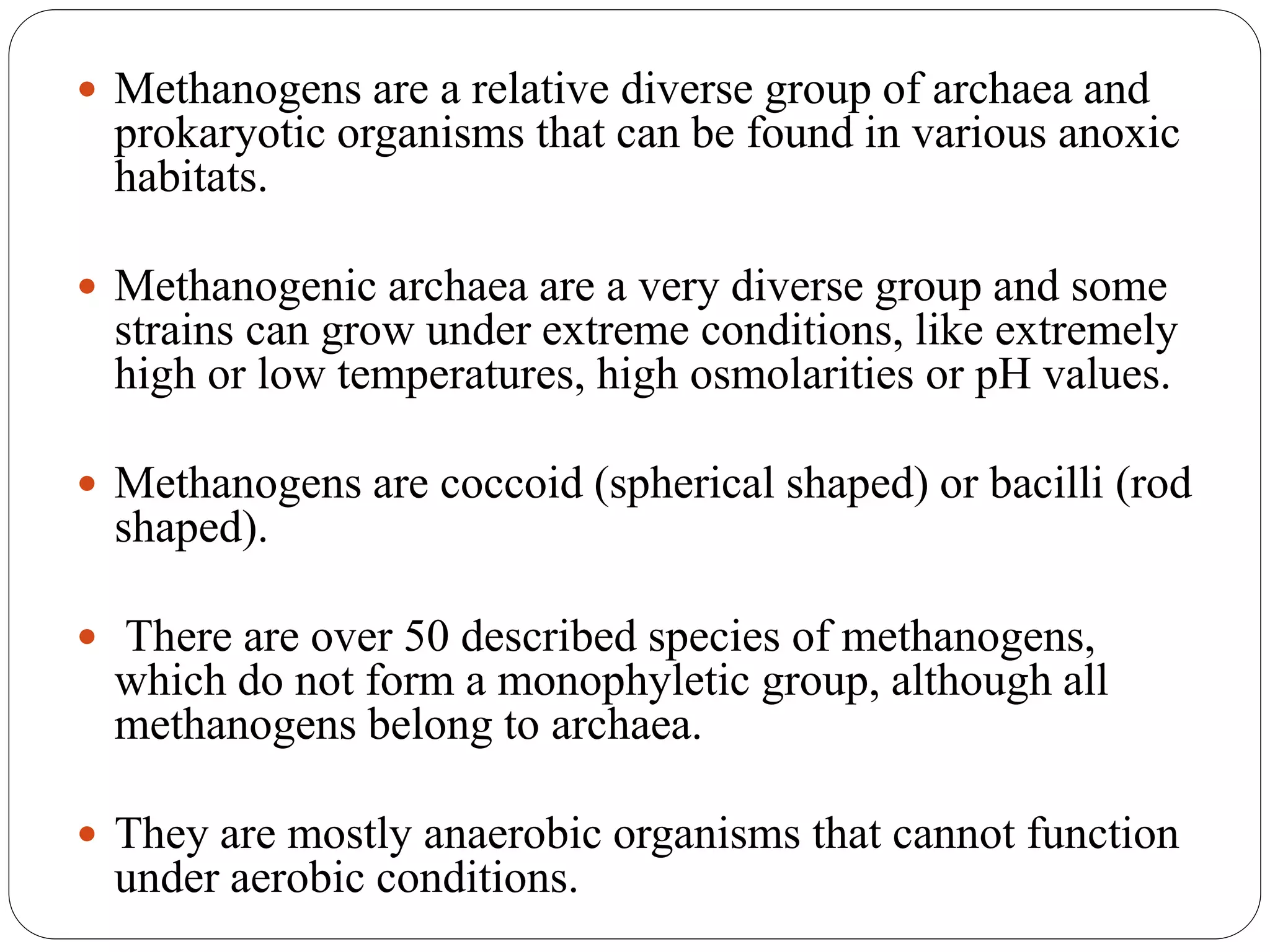 Methanogens | PPTX