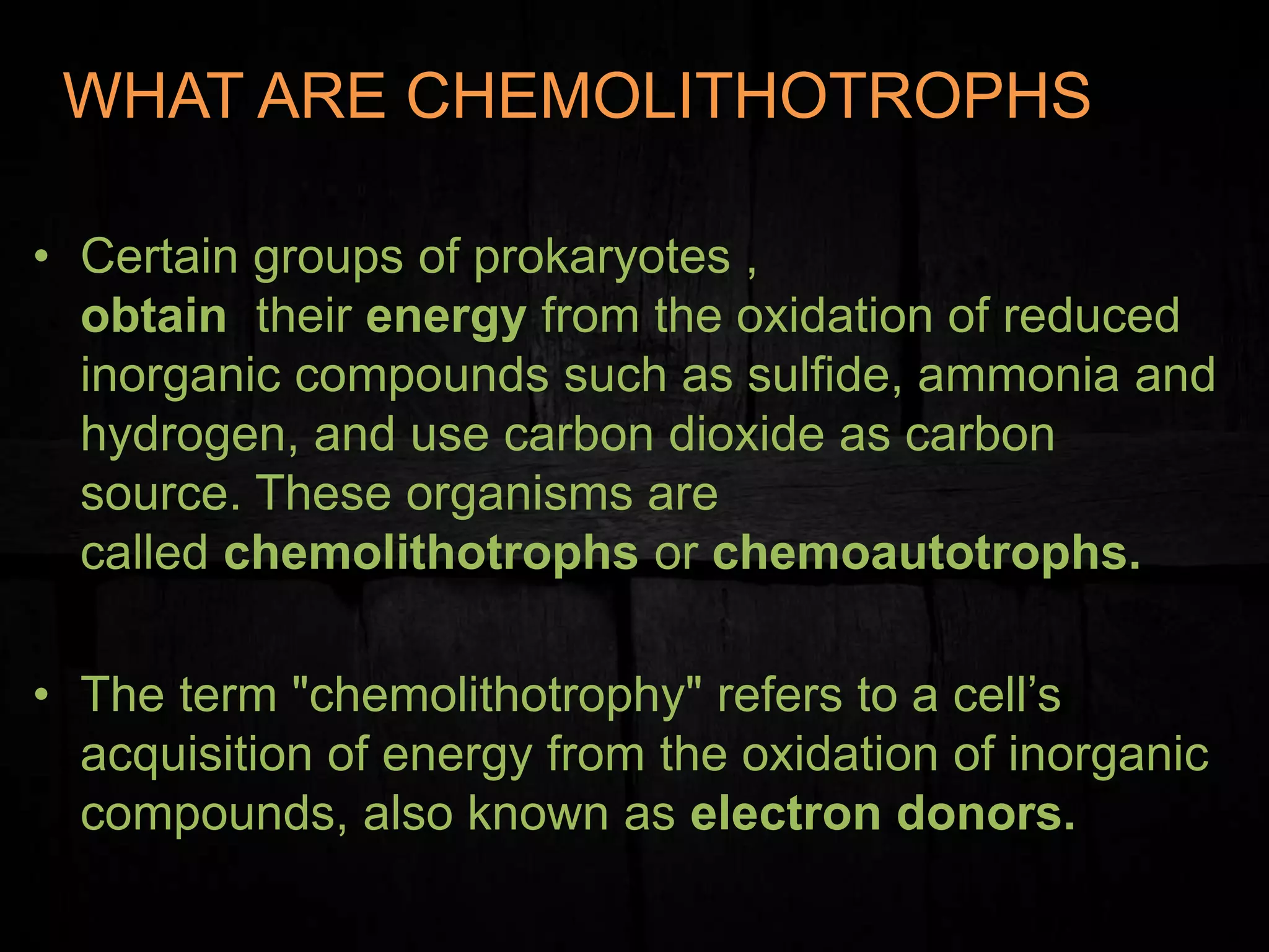Methanogens and chemolithotrophy | PPTX