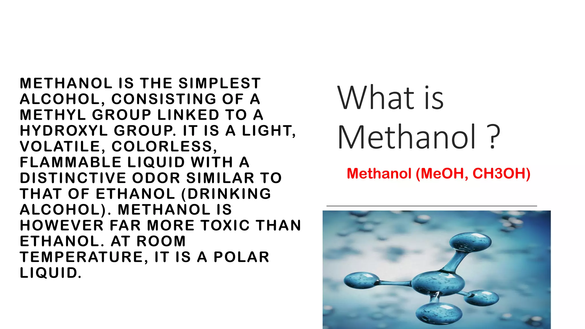 Methanol project data bases | PPT
