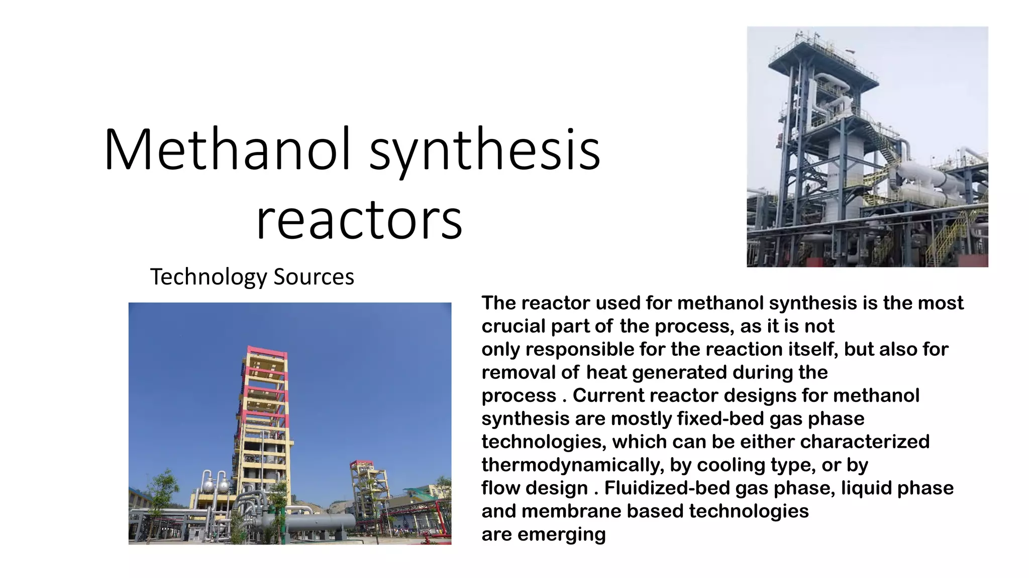 Methanol project data bases | PPT