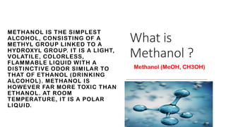 Methanol project data bases | PPT