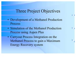 Process Simulation and Integration of Methanol | PDF