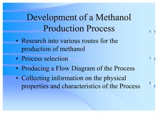 Process Simulation and Integration of Methanol | PDF