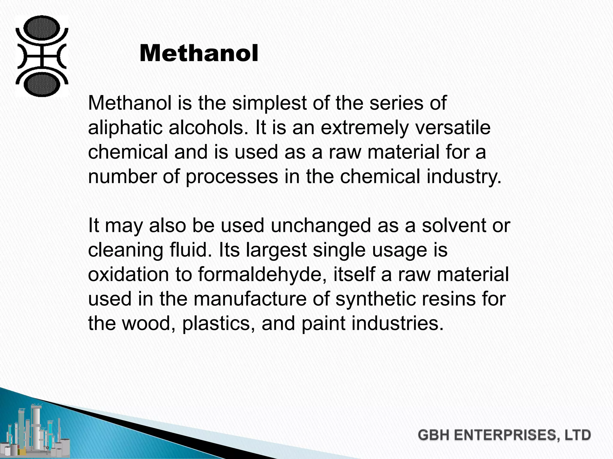 Methanol Flowsheets - A Competitive Review | PDF