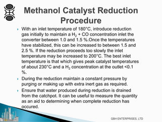 Methanol Loop Start Up and Shut Down | PDF