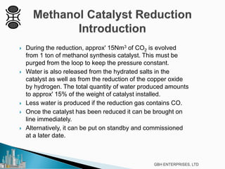 Methanol Loop Start Up and Shut Down | PDF