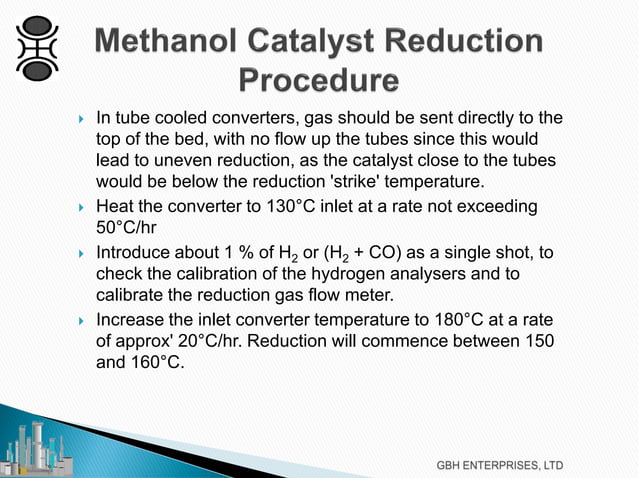 Methanol Loop Start Up and Shut Down | PDF | Chemistry | Science