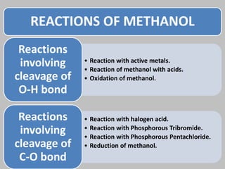 Methanol oc | PPTX