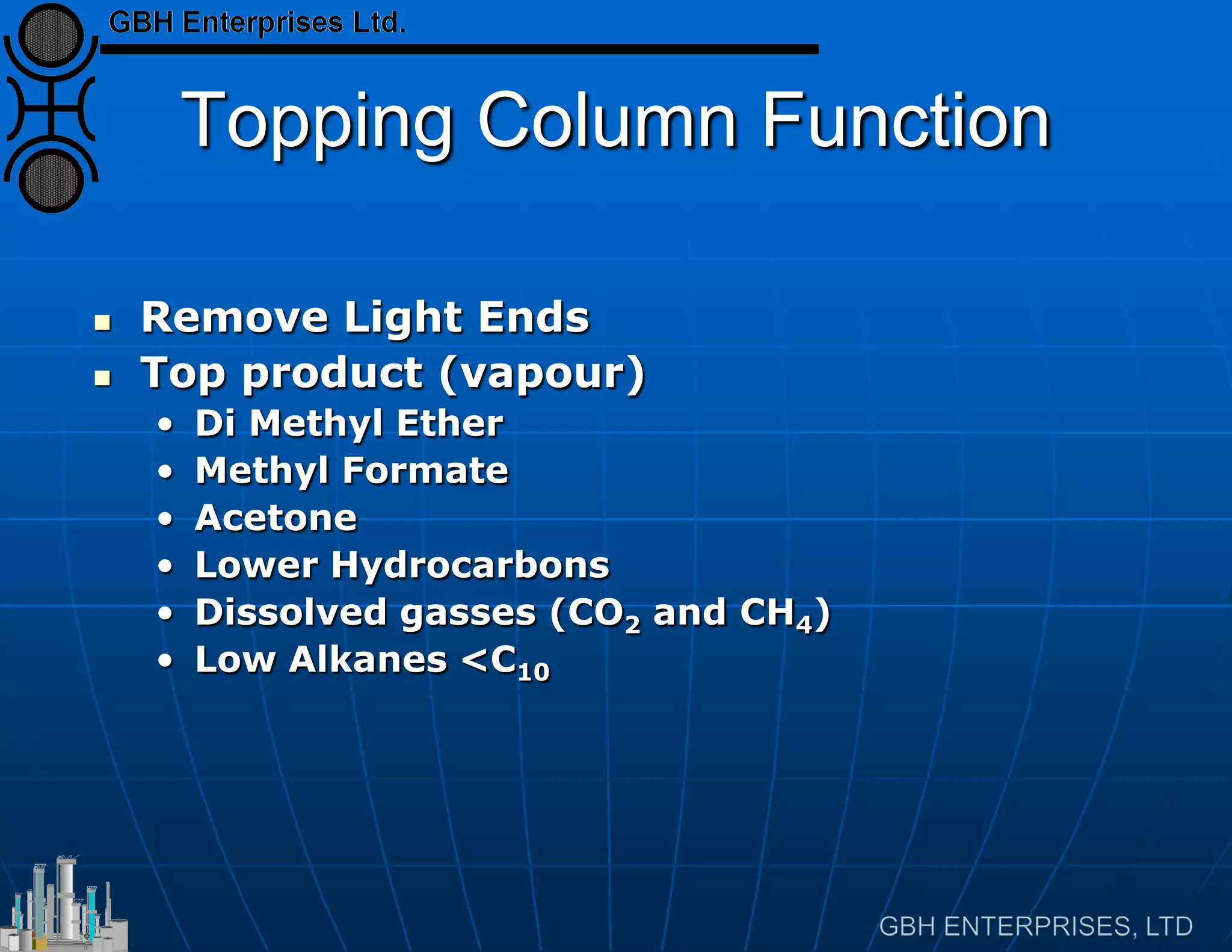 Methanol Plant - Theory of Distillation | PDF