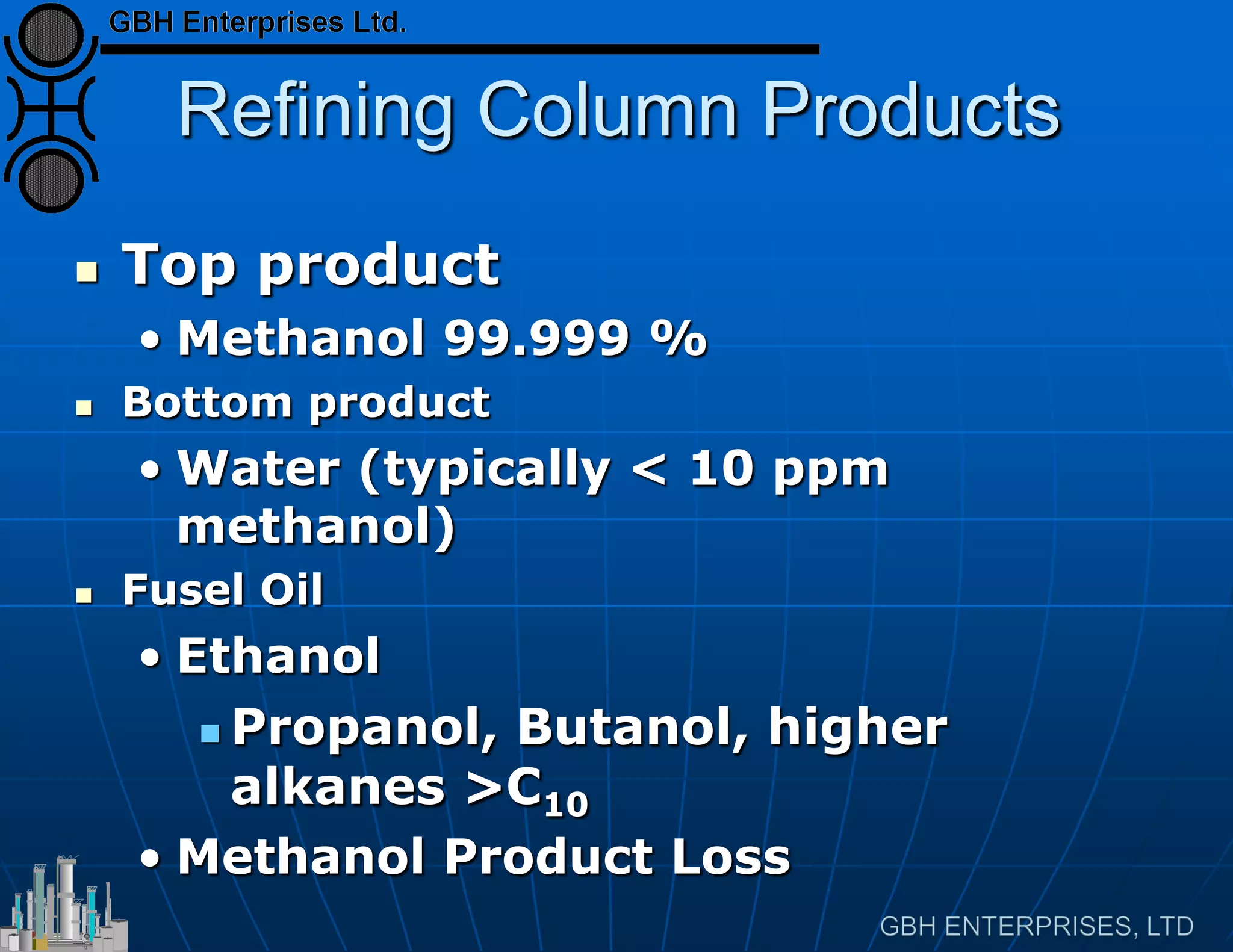 Methanol Plant - Theory of Distillation | PDF