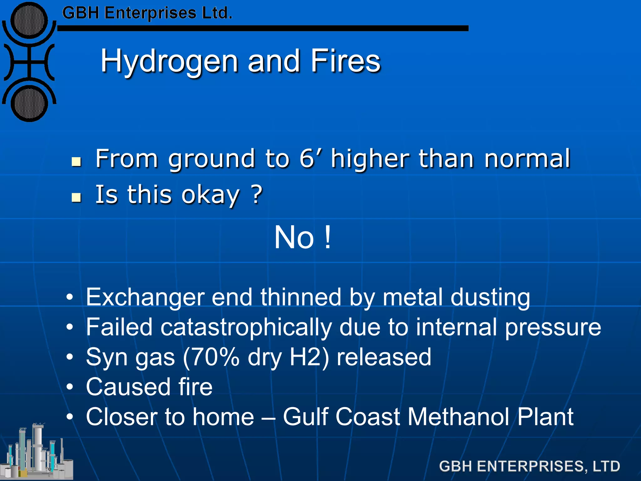 Methanol Plant Safety - A Historical Perspective | PDF