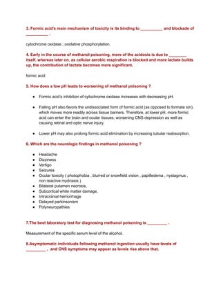 METHANOL POISONING - Pathophysiology , Clinical Features and Diagnosis.pdf