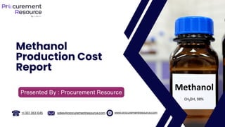 Methanol Cost Report by Procurement Resource | PDF