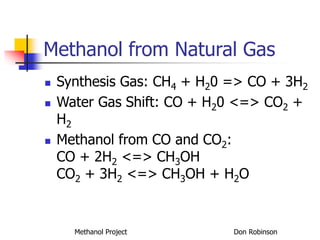 Methanol Project.ppt