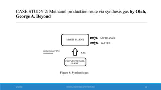 Methanol synthesis from industrial CO2 sources | PPTX