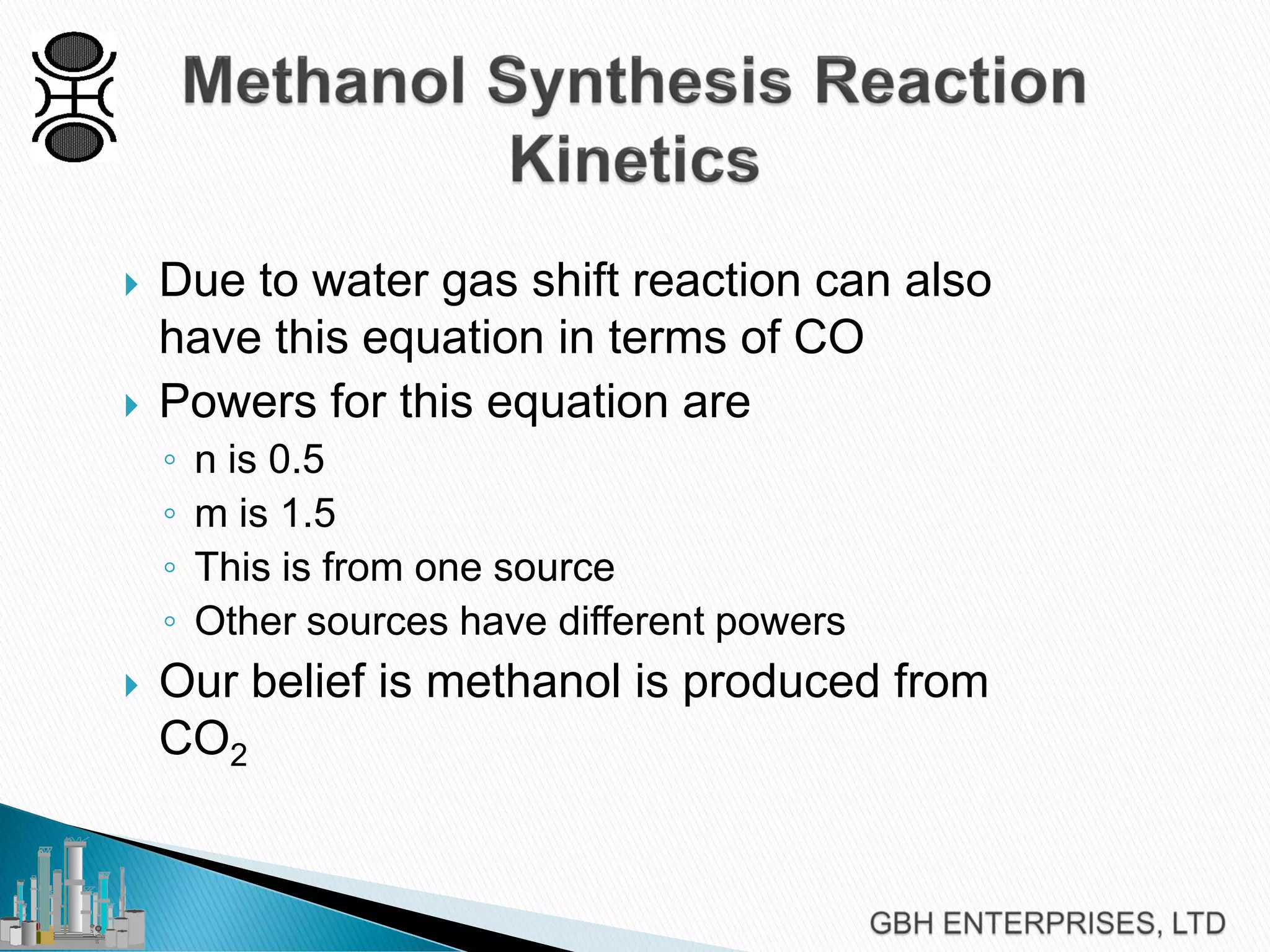 Methanol Synthesis Chemistry | PDF