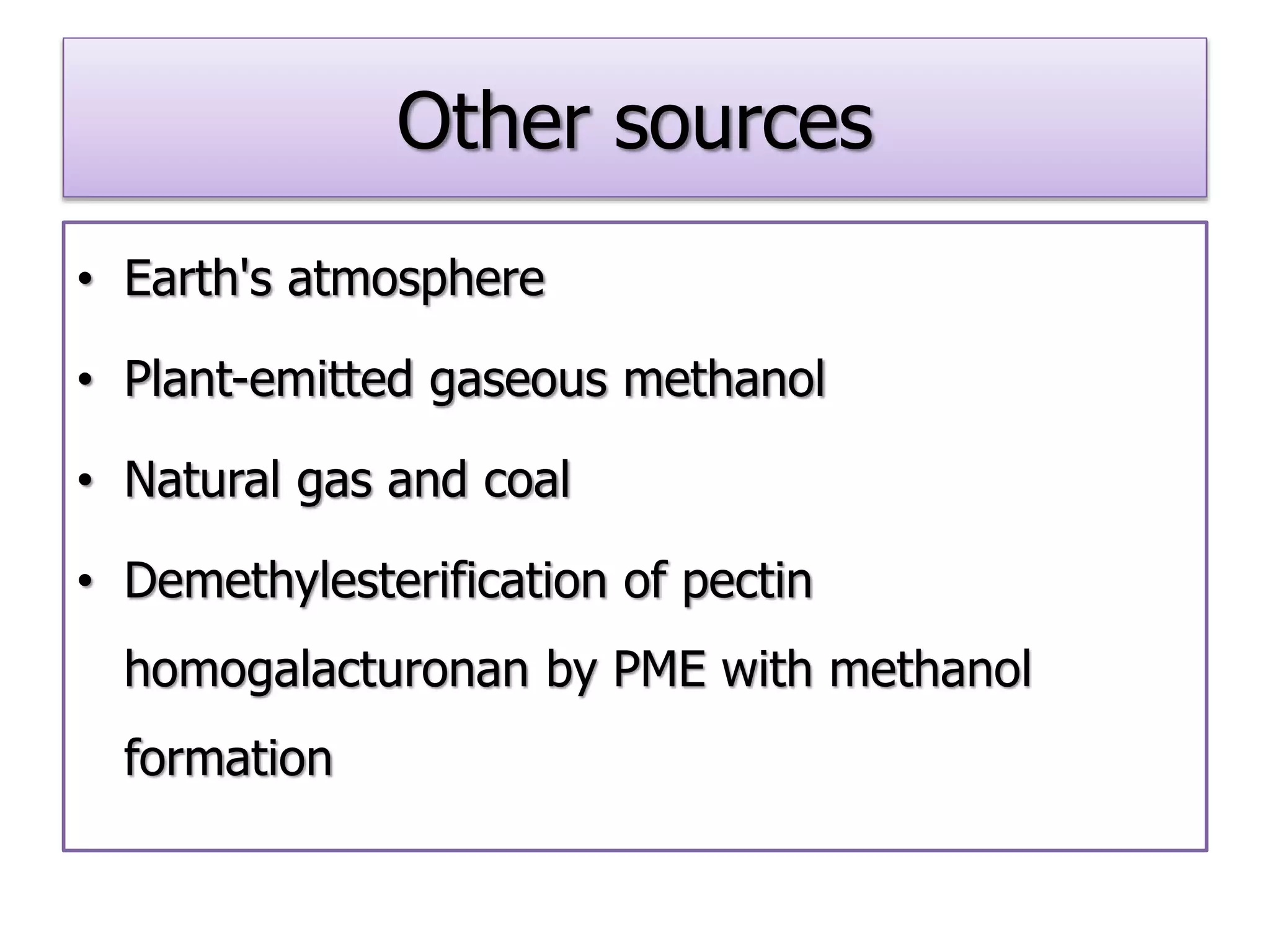 Methanol toxicity | PPT