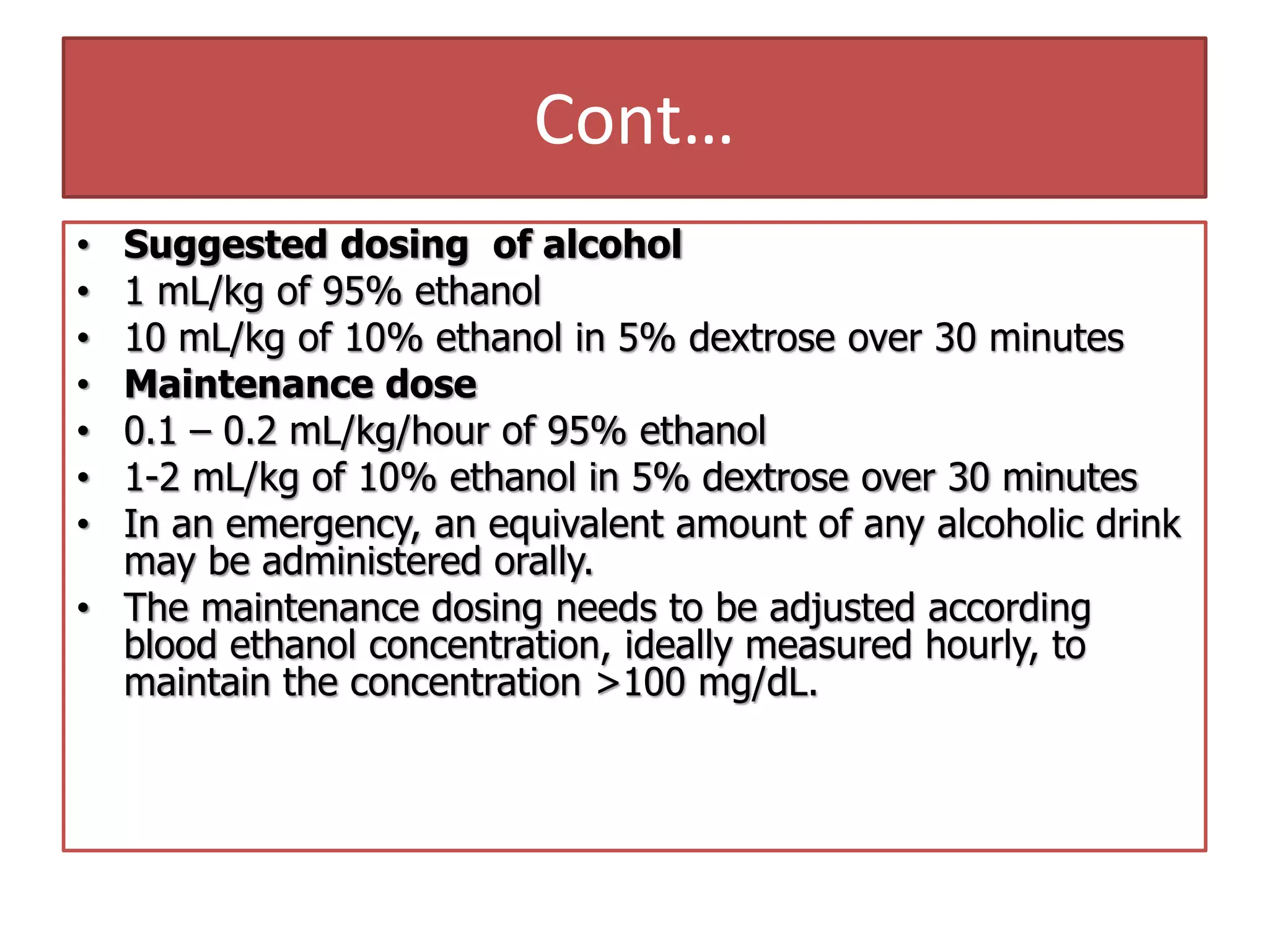 Methanol toxicity | PPT