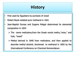 Methanol toxicity | PPTX