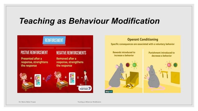 Teaching as Behaviour Modification | PPT