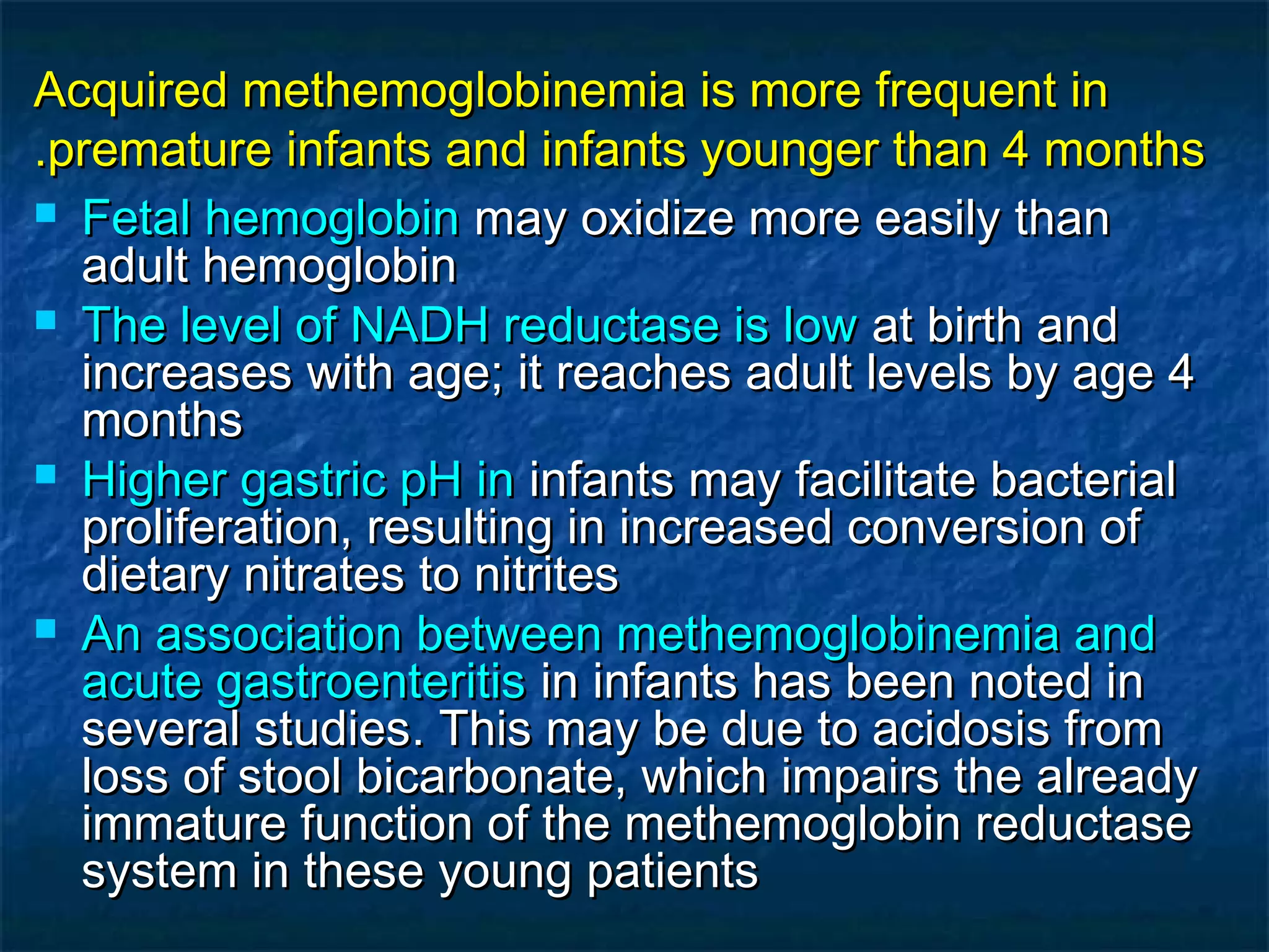 Methemoglobinaemia | PPT