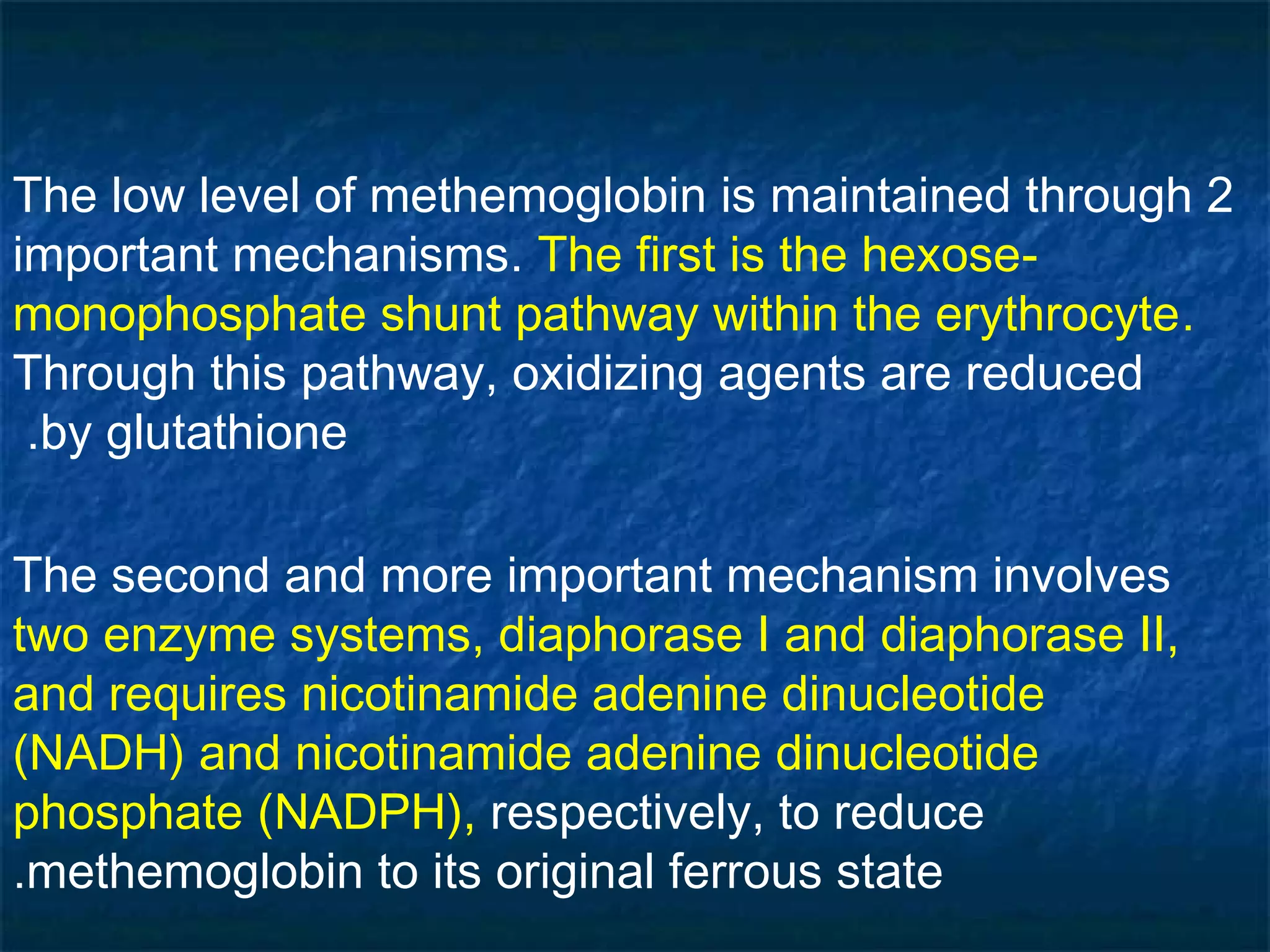 Methemoglobinaemia | PPT