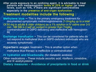 Methemoglobinaemia | PPT