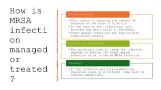 Methicillin-resistant Staphylococcus Aureus (MRSA) | PPTX