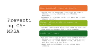 Methicillin-resistant Staphylococcus Aureus (MRSA) | PPTX