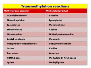 Methionine metabolism | PPTX