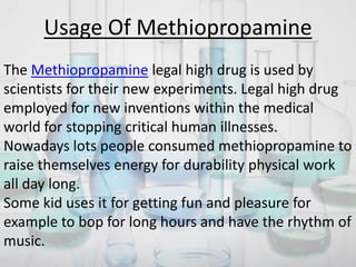 Methiopropamine research chemical | PPT