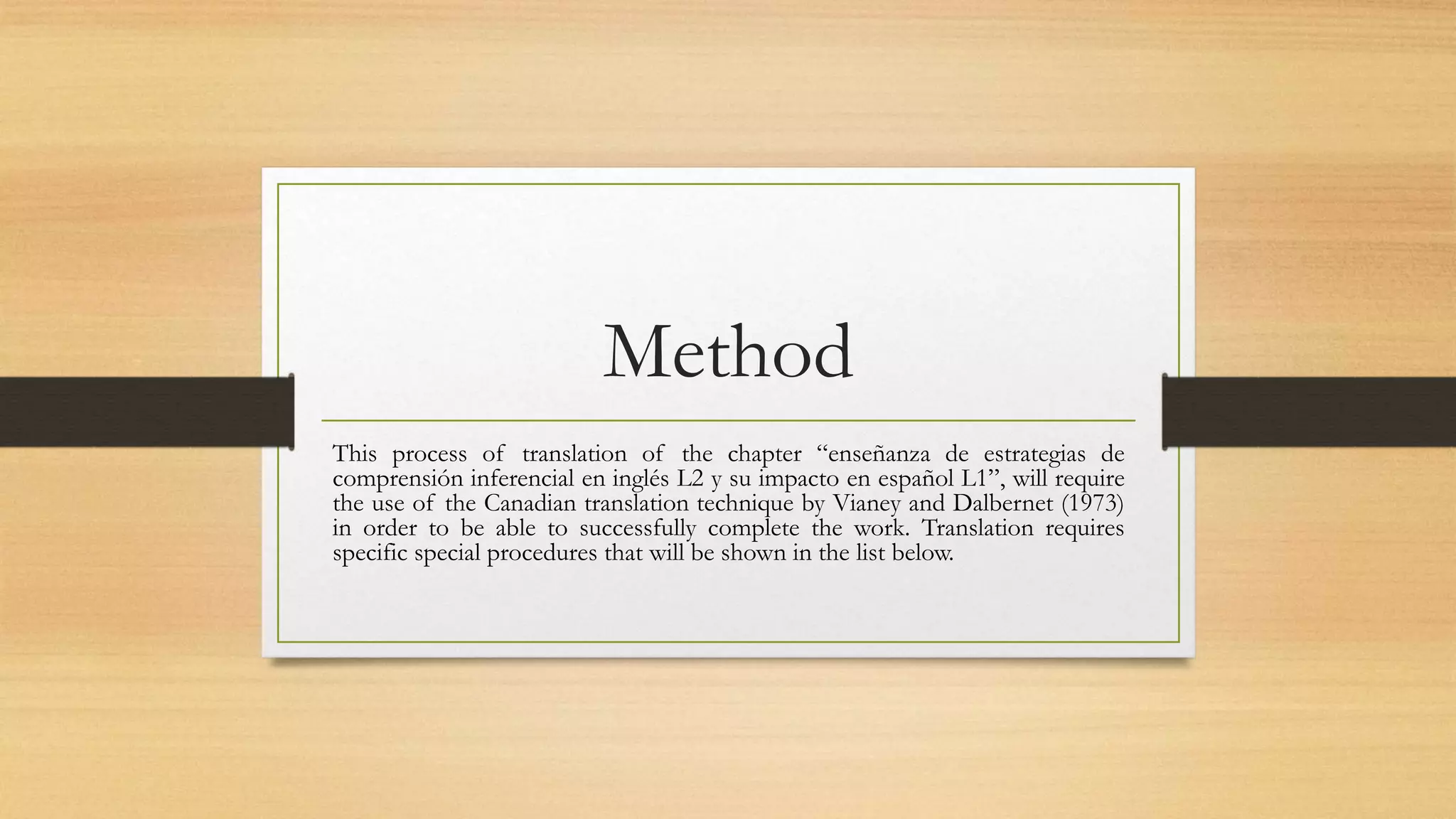 Method | PPT