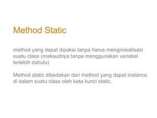 Method pada Java | PPT