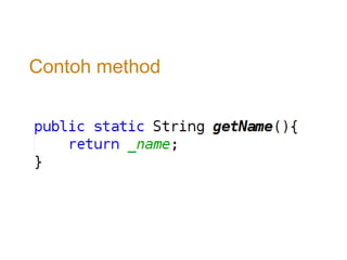 Method pada Java | PPT