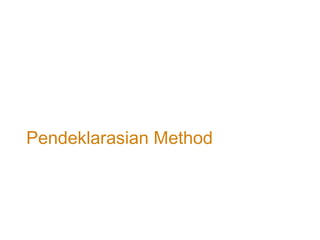 Method pada Java | PPT