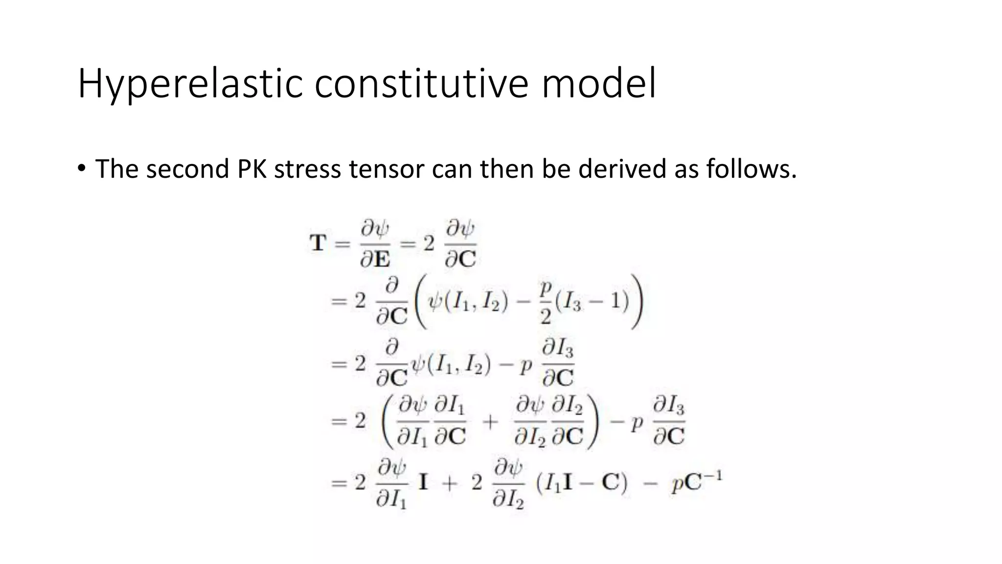 Hyperelastic model | PPT
