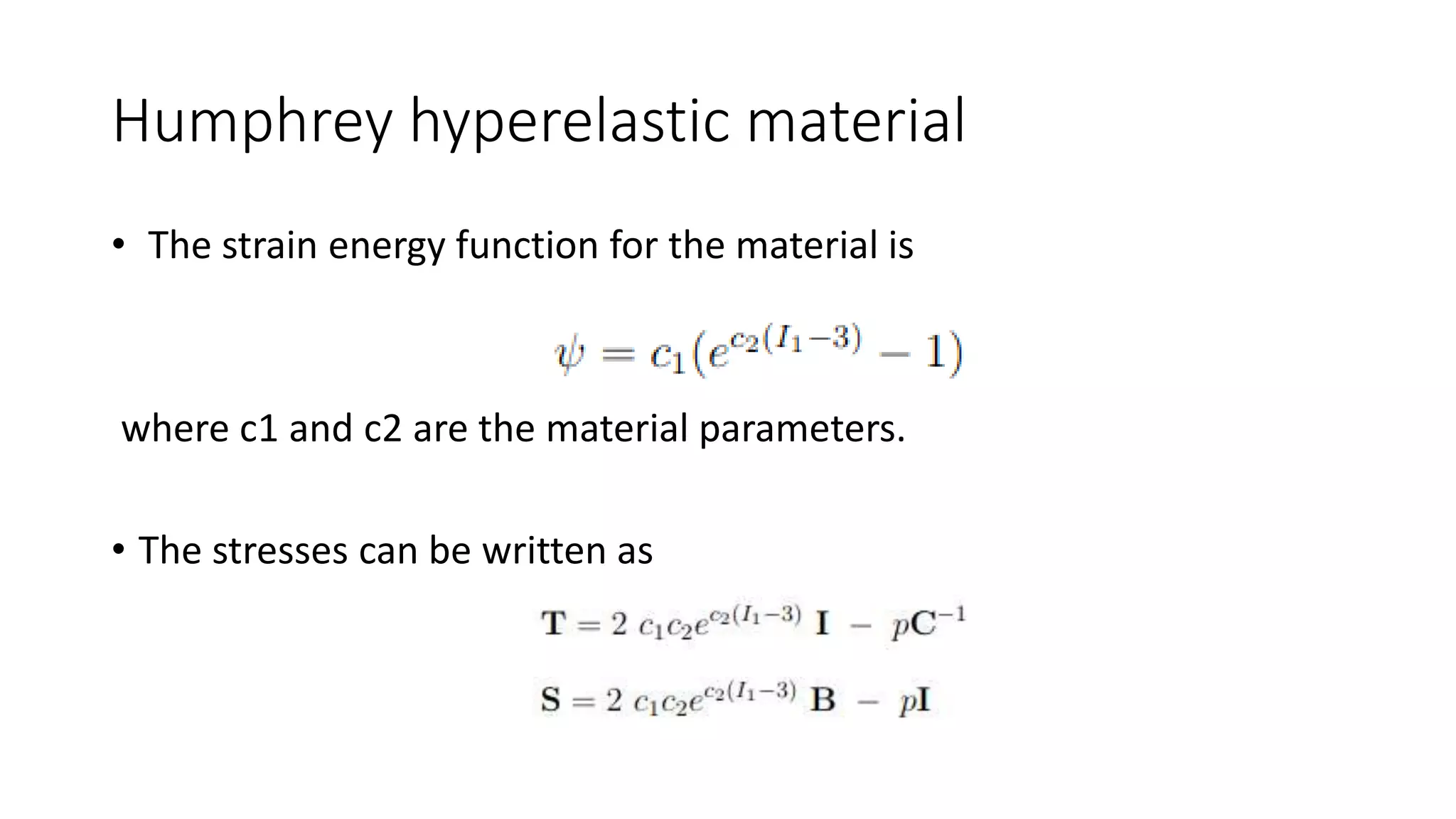Hyperelastic model | PPT