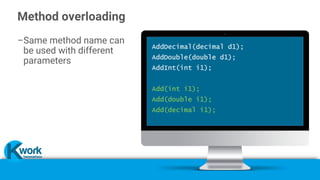 Method naming for C# (.NET) | PPT