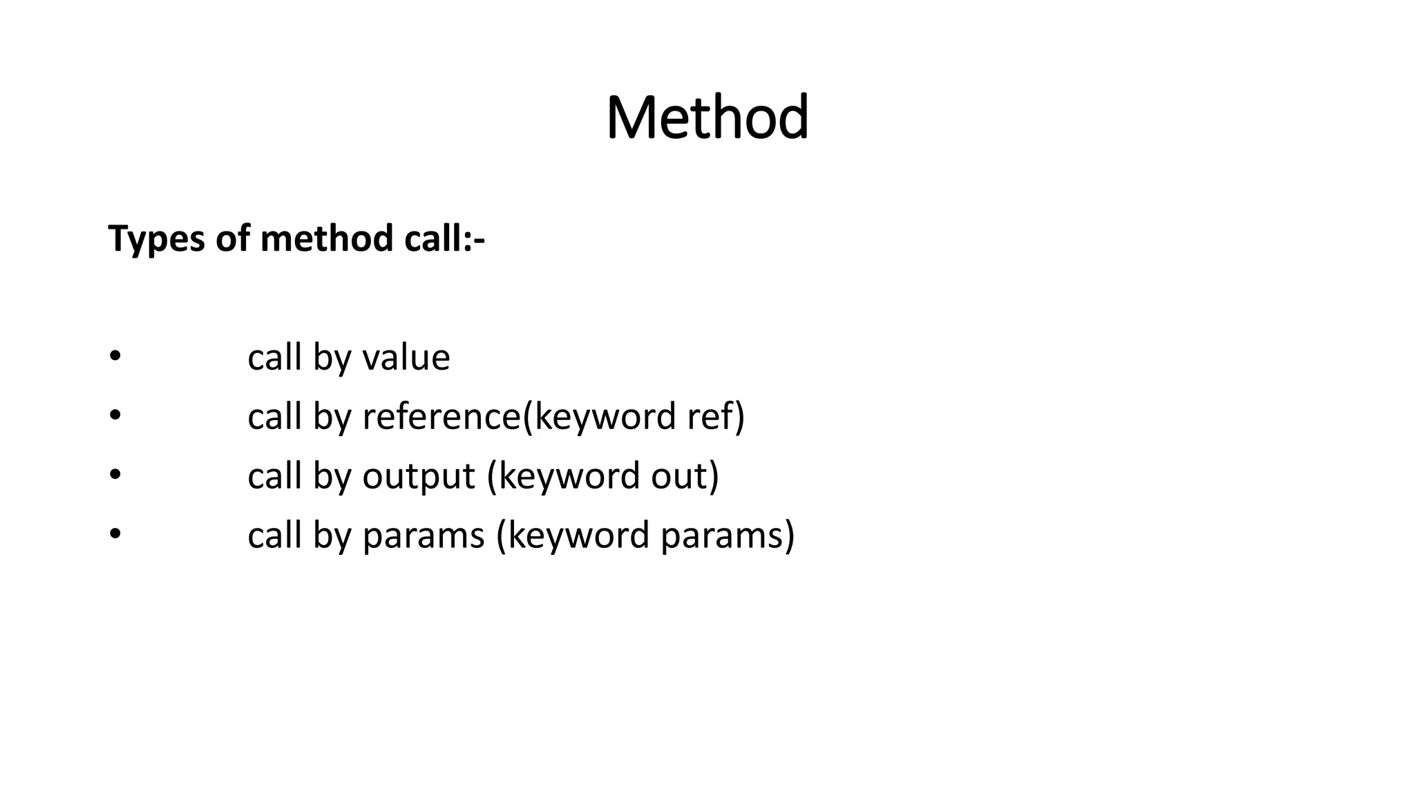 Method C Lec8 Workshop On C Programming Learn To Build Ppt