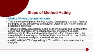 Method acting - BS VII | PPT