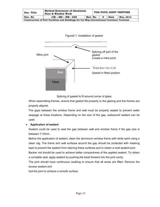 Method aluminum door & window | PDF