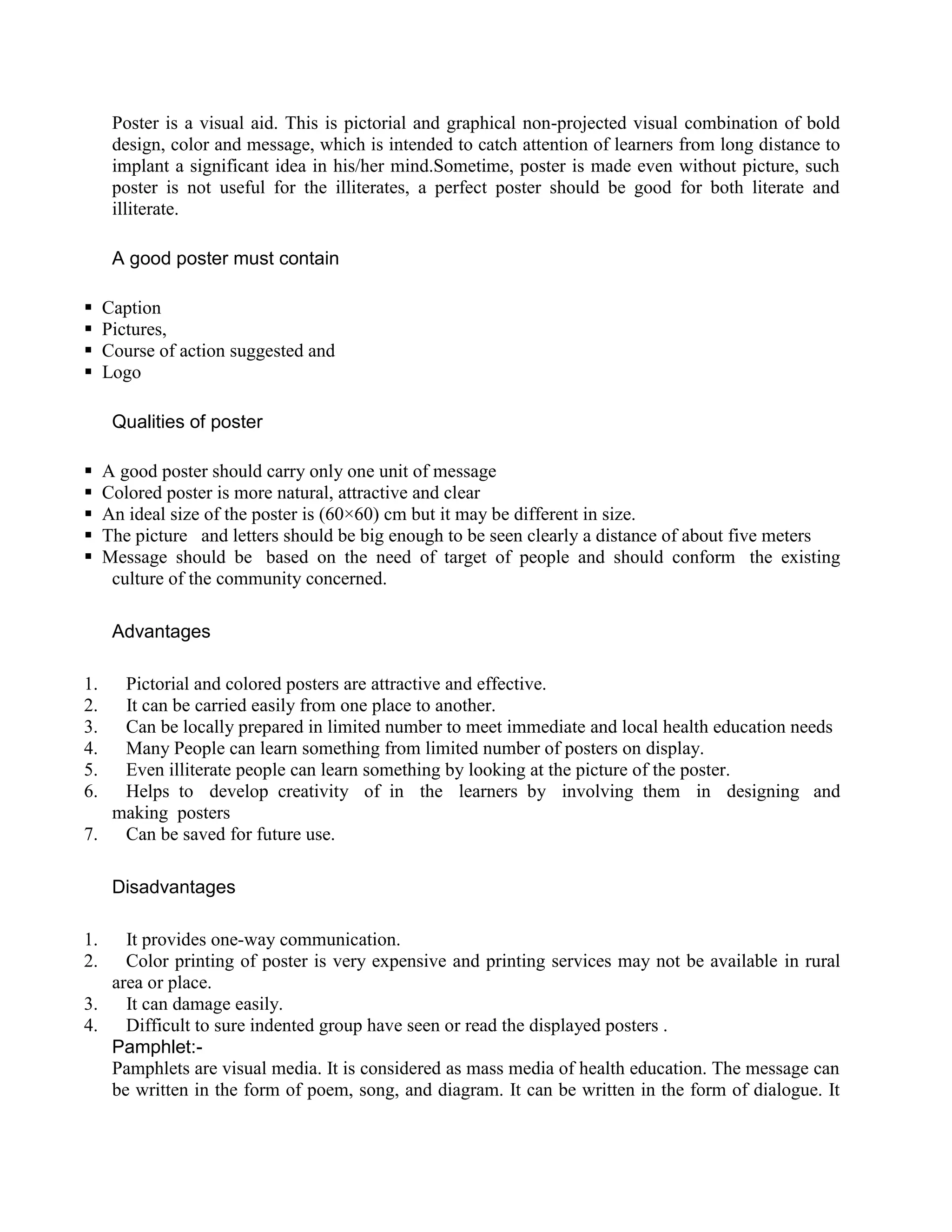 Method and media health education | DOCX