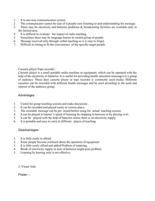 Method and media health education | DOCX