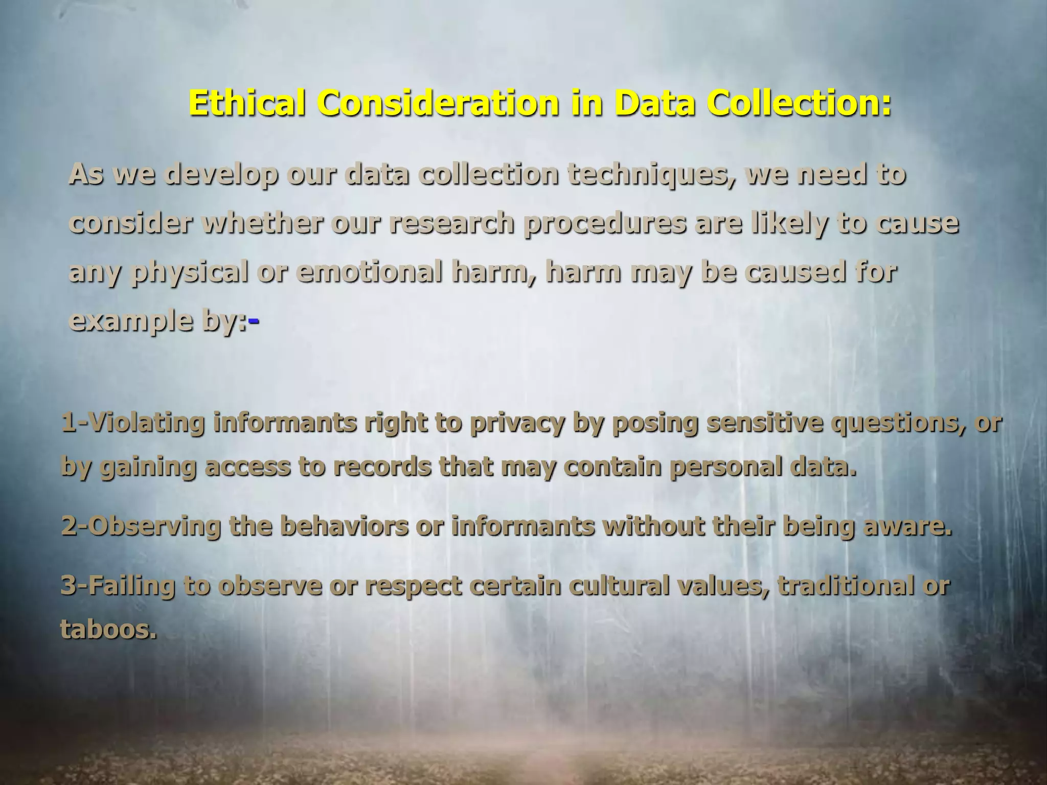 Method and tools of data collection | PPT